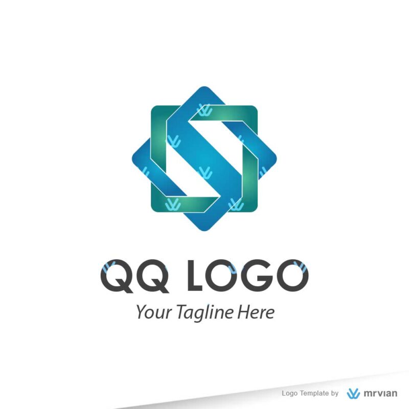 QQ Letter Logo Template - Mrvian