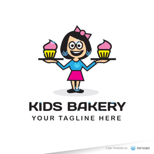 Bakery Kids Logo Template - Mrvian