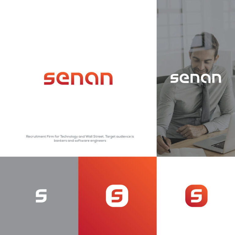 Senan's Stunning Wordmark: A Minimalist Logo for a Modern Recruitment ...