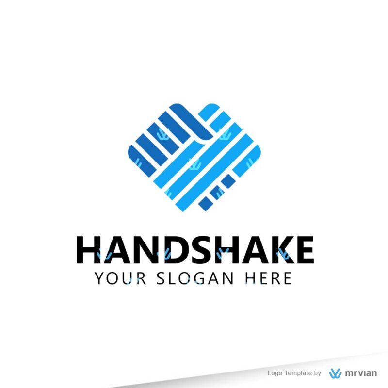 Hand Shake Logo Template - Mrvian