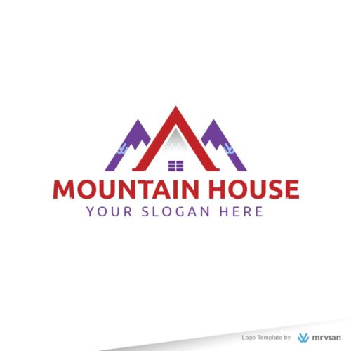 Mountain House Logo Template - Mrvian